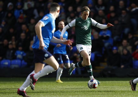 Plymouth Argyle Player Callum Wright Attacking Editorial Stock Photo ...
