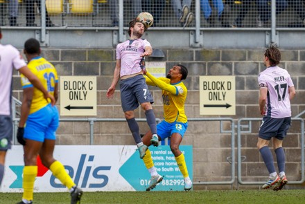 Jacob Mensah Torquay United Challenges Aerial Editorial Stock Photo ...