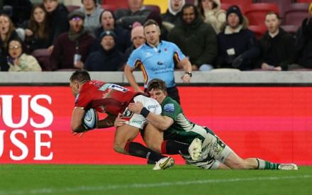 Referee Jack Makepeace During Gallagher Premiership Editorial Stock ...