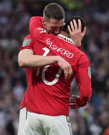 Goal Celebrations Marcus Rashford Manchester United Editorial Stock ...