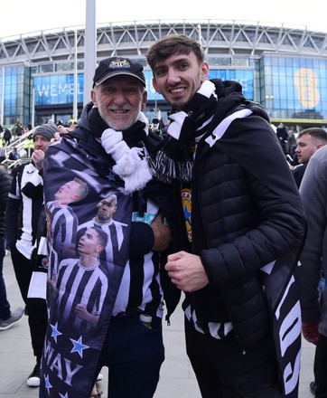 Newcastle United Supporters Gather Before Efl Editorial Stock Photo ...