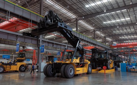 People Work Xuzhou Xcmg Port Machinery Editorial Stock Photo - Stock ...