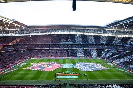 Prematch Banners Centre Circle Pitch Mat Editorial Stock Photo - Stock ...