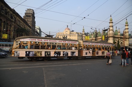 Kolkata Observe 150 Years Calcutta Tramways Editorial Stock Photo ...
