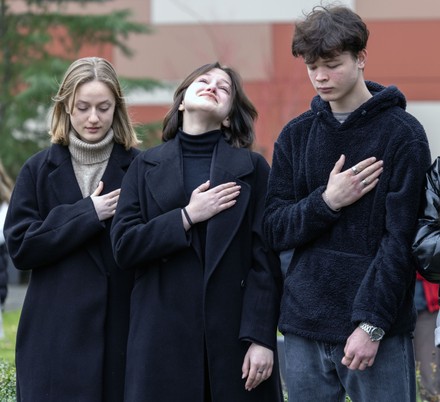 Ukraine Students Who Now Attend St Editorial Stock Photo - Stock Image ...