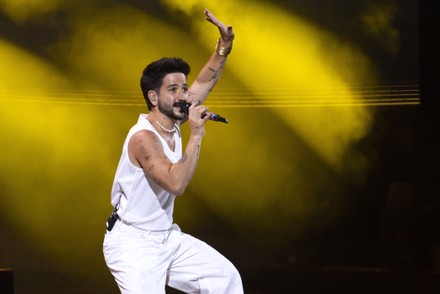 Colombian Singersongwriter Camilo Performs During 62nd Editorial Stock ...