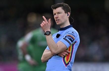 Craig Maxwellkeys Referee During Saracens V Editorial Stock Photo ...