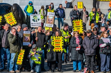 Stop Ulez Protest Trafalgar Square Protesters Editorial Stock Photo ...