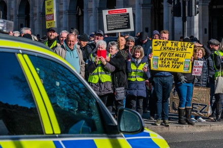 Stop Ulez Protest Trafalgar Square Protesters Editorial Stock Photo ...