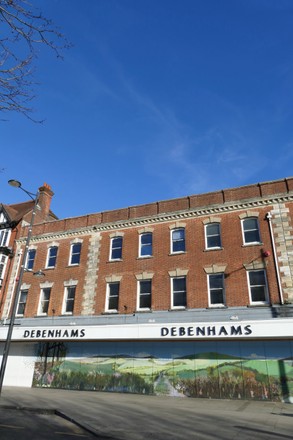 Former Debenhams Site Remains Empty Town Editorial Stock Photo - Stock ...