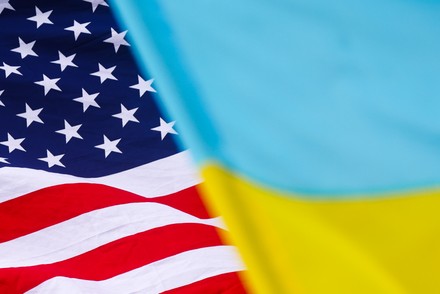 National Flag United States America Ukrainian Editorial Stock Photo ...