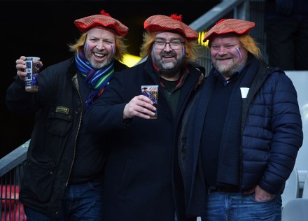 France Scotland Rugby Fans Editorial Stock Photo - Stock Image ...
