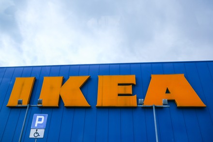 Ikea Logo Seen On Ikea Store Editorial Stock Photo - Stock Image ...