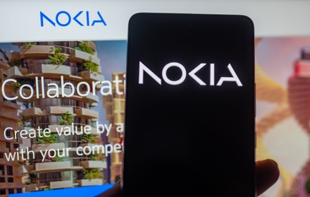 Nokia New Logo Displayed On Mobile Editorial Stock Photo - Stock Image ...