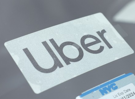 Lyft Uber Brand Logos Dashboard Cars Editorial Stock Photo - Stock ...