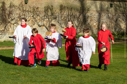 Choristers Ely Cathedral Cambridgeshire Getting Some Editorial Stock ...
