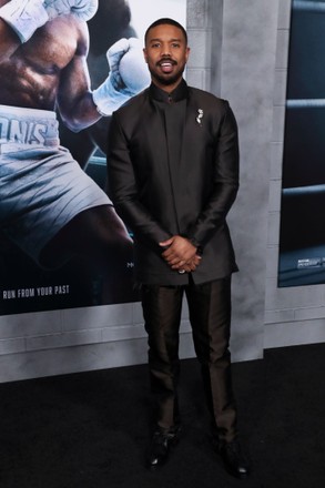 Michael B Jordan Wearing Givenchy Editorial Stock Photo - Stock Image ...
