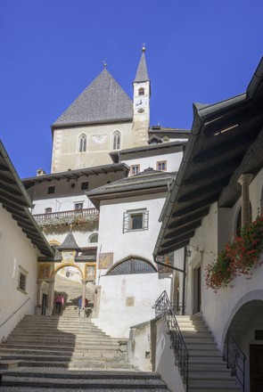 Staircase Hermitage Place Pilgrimage San Romedio Editorial Stock Photo ...