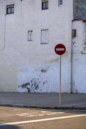Traffic Sign No Passage Street Suburb Editorial Stock Photo - Stock ...