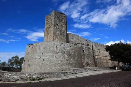 Monte Sant Angelo Castello Norman Fort Editorial Stock Photo - Stock ...