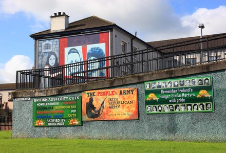 Bogside Murals Wall Murals Derry Londonderry Editorial Stock Photo ...