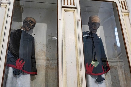 Mummified Monks Chiesa Rettoria Santa Maria Editorial Stock Photo ...
