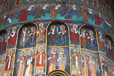 Sucevita Monastery Manastirea Sucevita Located Suceava Editorial Stock ...