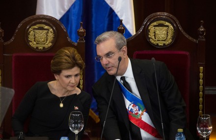 Dominican President Luis Abinader R Together Editorial Stock Photo ...