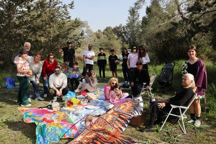 Greek Cypriots Take Advantage Good Weather Editorial Stock Photo ...