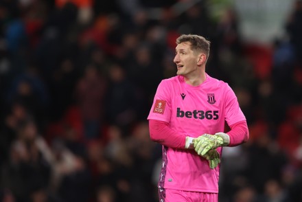 Stoke City Goalkeeper Jack Bonham Editorial Stock Photo - Stock Image ...