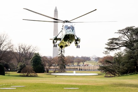 Marine One Approaching Designated Place Land Editorial Stock Photo ...