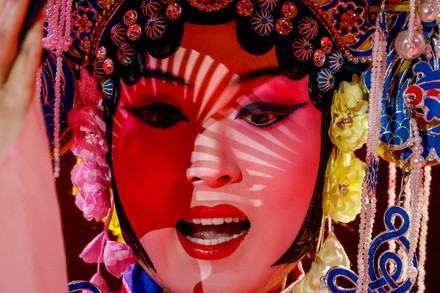 Woman Wearing Peking Opera Costume Performs Editorial Stock Photo ...