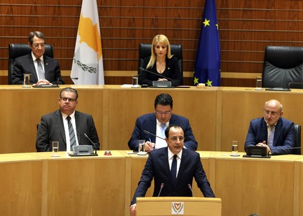 New Cyprus President Nikos Christodoulides C Editorial Stock Photo ...
