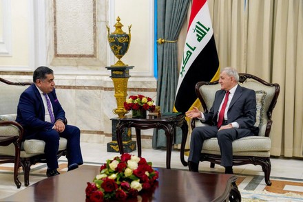 Iraqi President Abdul Latif Rashid Receives Editorial Stock Photo ...