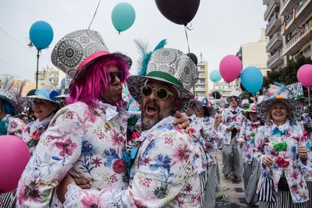 Float Depicts Greece Being Shot By Editorial Stock Photo - Stock Image ...