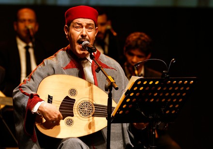 Tunisian Singer Lotfi Bouchnak Performs During Editorial Stock Photo ...
