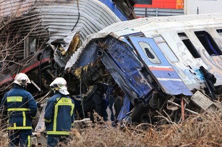 Emergency Services Scene Where High Speed Editorial Stock Photo - Stock ...