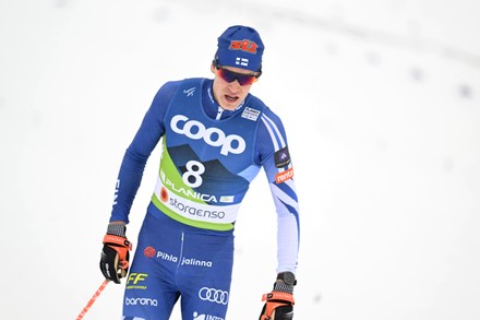 Niko Anttola Finland Reacts After Competing Editorial Stock Photo ...
