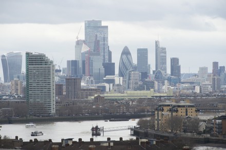 Cold View Across London Greenwich Park Editorial Stock Photo - Stock ...