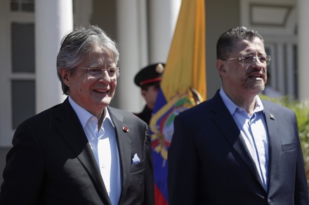 Ecuadors President Guillermo Lasso L Poses Editorial Stock Photo ...