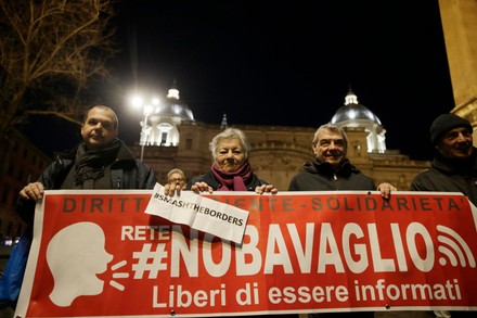 Rome Italy Demonstration Against Borders After Editorial Stock Photo ...