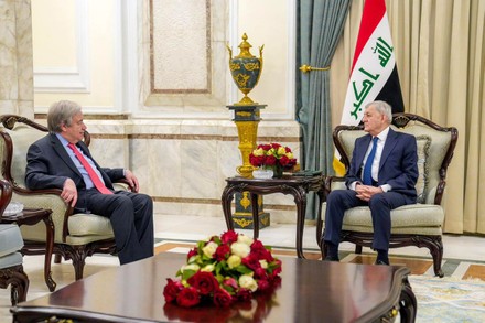 Iraqi President Abdul Latif Rashid Receives Editorial Stock Photo ...