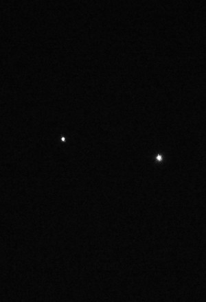 Conjunction Planets Venus Jupiter Conjunction When Editorial Stock ...