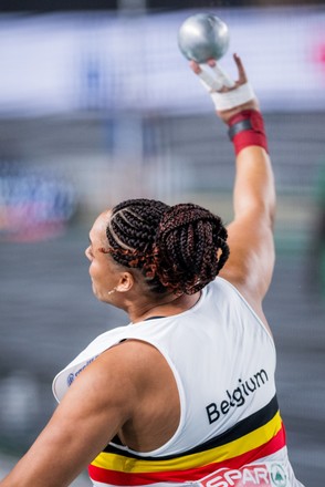 Belgian Jolien Boumkwo Pictured Action During Editorial Stock Photo ...