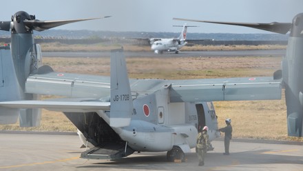 Japan Ground Selfdefense Forces V22 Osprey Editorial Stock Photo ...