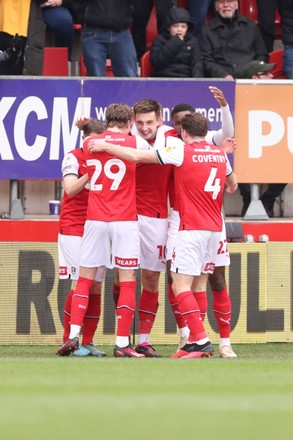 Jordan Hugill Rotherham United Scores Penalty Editorial Stock Photo ...