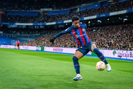 Alejandro Balde Barcelona Action During Football Editorial Stock Photo ...