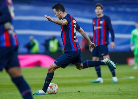 Sergio Busquets Fc Barcelona During Copa Editorial Stock Photo - Stock ...