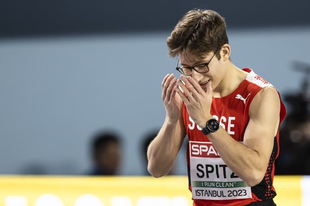 Lionel Spitz Switzerland Reacts After Mens Editorial Stock Photo ...