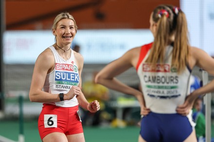 Adrianna Sulek Poland Reacts After Competing Editorial Stock Photo ...
